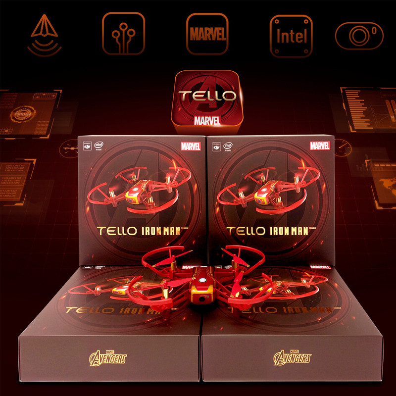 TELLO IRON MAN EDITION | DRONI | RYZE TELLO | TELLO | Masterdrone® - The drones specialist
