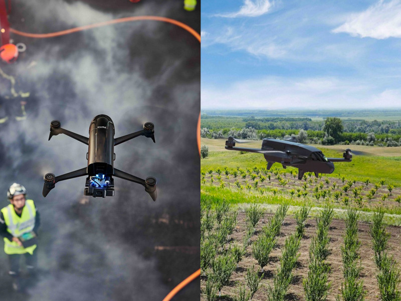 Parrot presenta i droni professionali Bebop-Pro Thermal e Bluegrass ...
